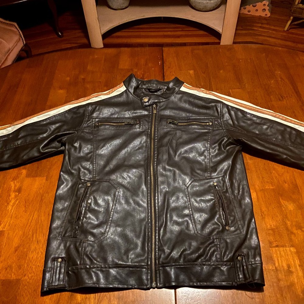 *Vintage* Distortion Custom Rags Motorcycle Jacket - Gem